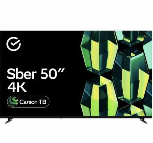 Новый 50" Sber Телевизор SDX-50U4139 4K голосовое