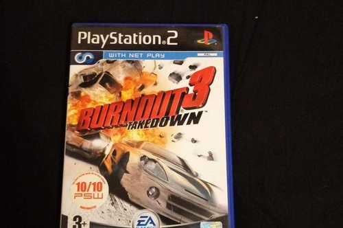 Burnout 3 Takedown PS2 лицензия