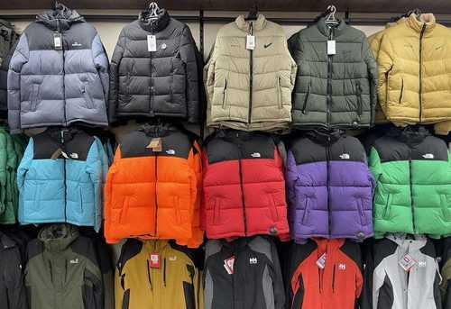 Зимние куртки парки пуховики The north face