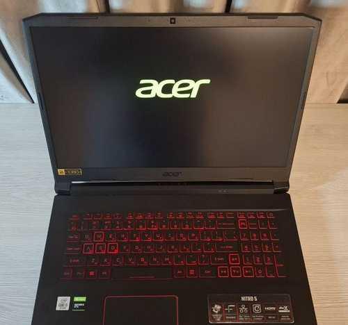 17.3" Acer nitro i5-10300H,16gb, GTX1650TI