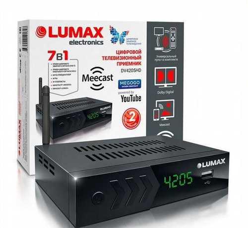 Приставка тв Lumax dv4205hd Wi-Fi встроенный