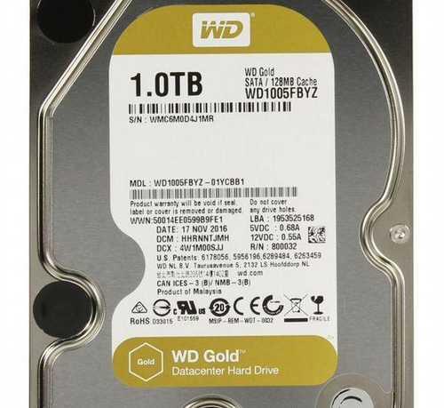 Жесткий диск Western Digital WD1005fbyz 1Tb SATA