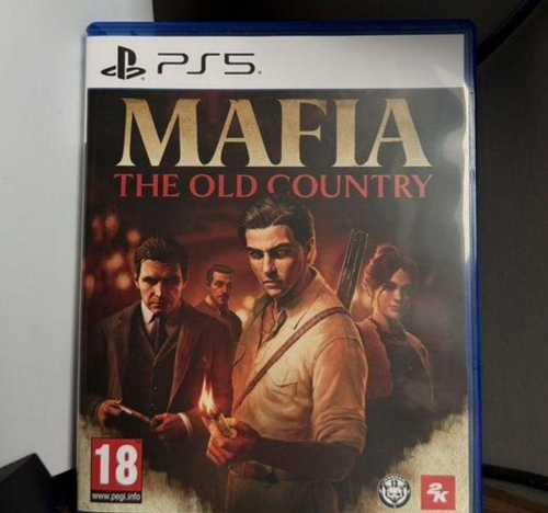 Mafia the old ps5 диск