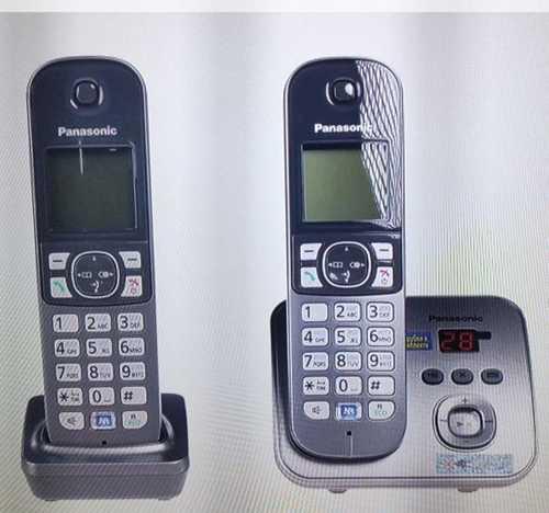 Телефон беспроводной (dect) Panasonic KX-TG6822RUM