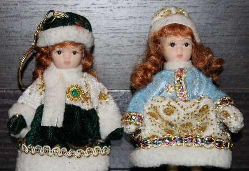 Куклы керамические коллекционные новогодние