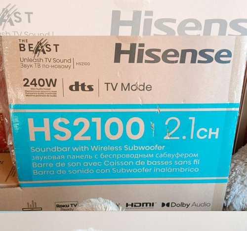 Саундбар Hisense hs2100