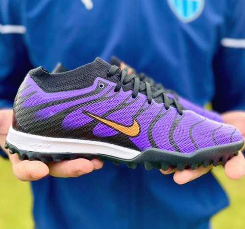 Сороконожки Nike Mercurial TN Purple&Black