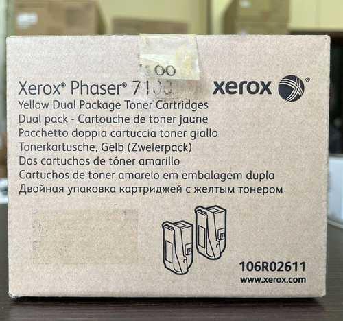 Картридж Xerox 106r02611 (вскрыта пломба)