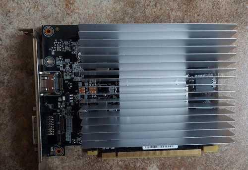 Видеокарта GT1030 2Гб DDR5 пассивное охлаждение