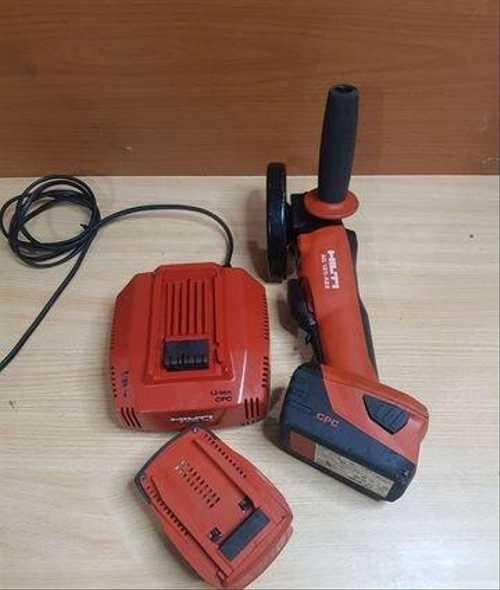 Аккумуляторная ушм Hilti AG 125-A22