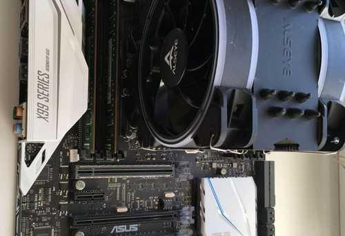 Комплект Asus X99, E5-2699 v3, 32gb RAM, Cooler