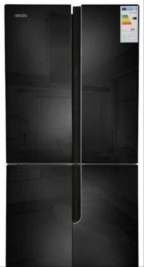 Холодильник Ginzzu NFK-500 (черный) Новый