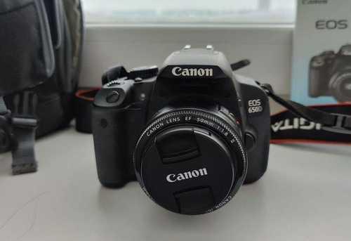 Зеркальный фотоаппарат Canon EOS 650d
