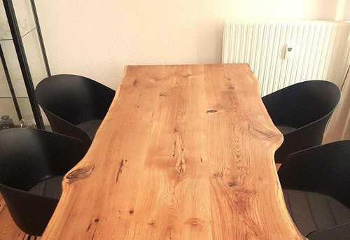 Кухонный стол из дерева карагача