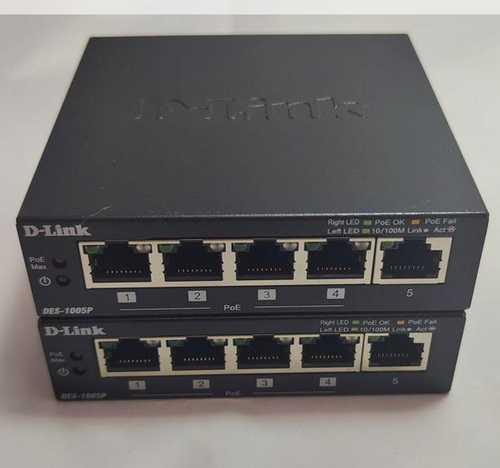 Коммутатор D-Link DES-1005P/B