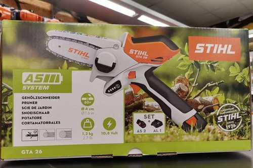 Аккумуляторная цепная пила stihl GTA 26