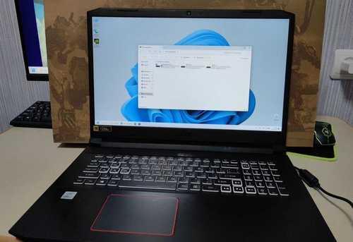 Ноутбук Acer Nitro 5, intel i7, RTX 3060, 16gb/2Tb