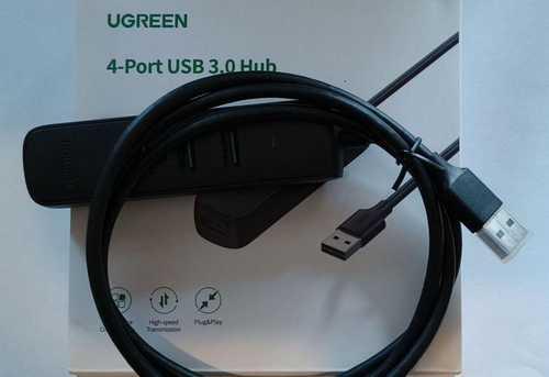 Хаб ugreen CM416 USB 3.0 4-Port Hub