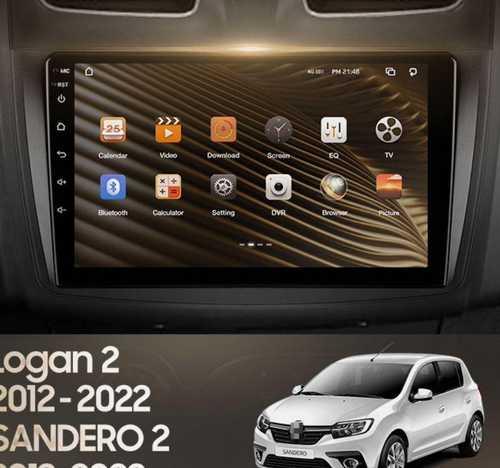 Андройд магнитола Renault Logan Sandero 2012-2022