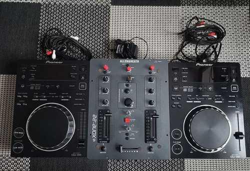 Pioneer cdj 350 + Allen & Heath Xone 22