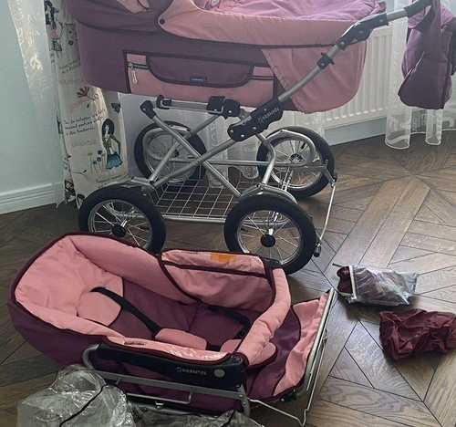 Коляска 2 в 1 Prampul Marty Maxi