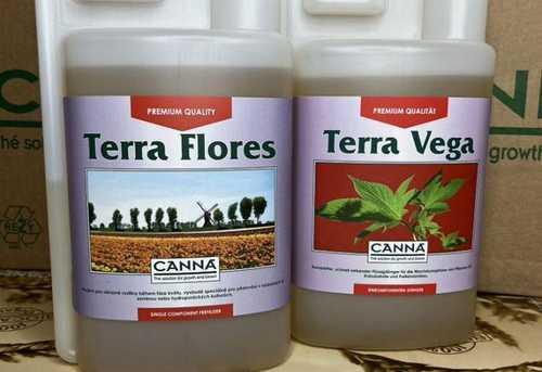 Комплект удобрений canna (Terra Flores+Terra Vega)