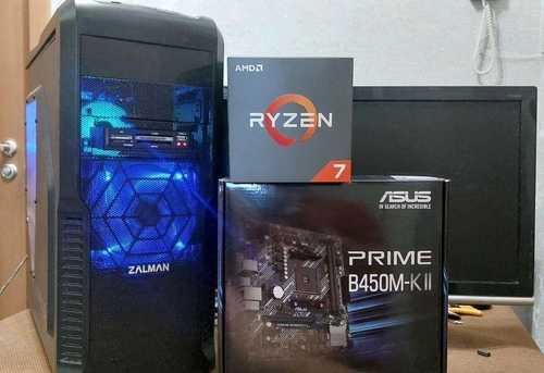 8/16ядерн. Игровой Ryzen7 2700/ rtx2060super /16гб