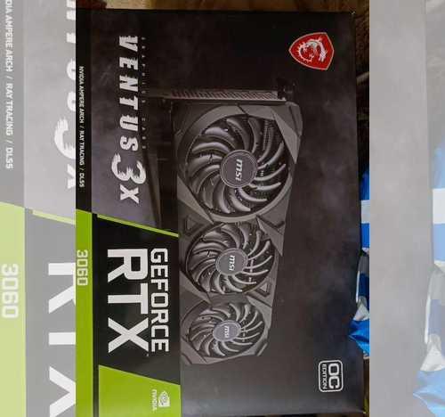 Видеокарта msi rtx 3060 ventus 3x 12gb