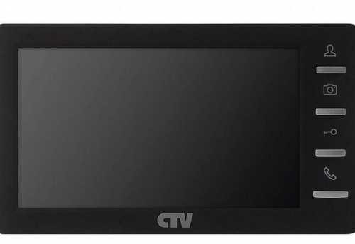 CTV-M1701 S чёрный монитор видеодомофона с памятью