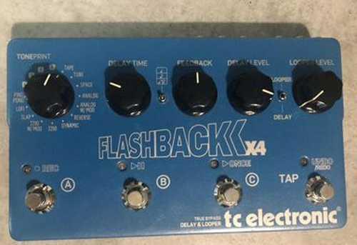 Гитарная педаль tc electronic Flashback x4 Delay