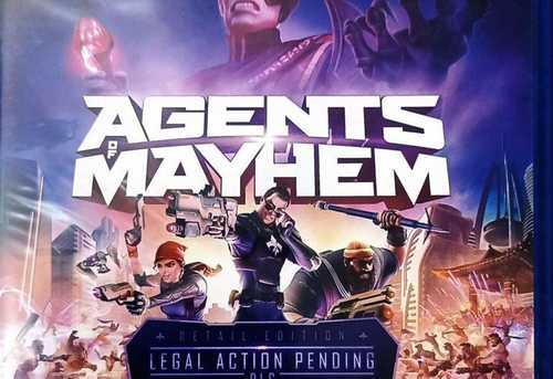 Игры для приставок ps4 Agent mayhem новый