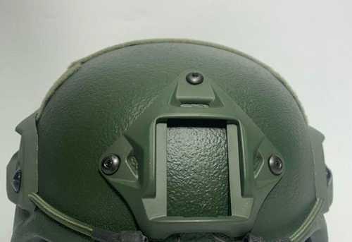 Шлем баллистический кевлар с ушами. бр1+ олива
