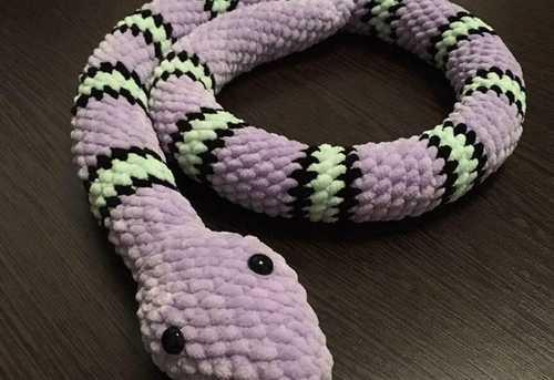 Плюшевая игрушка змейка