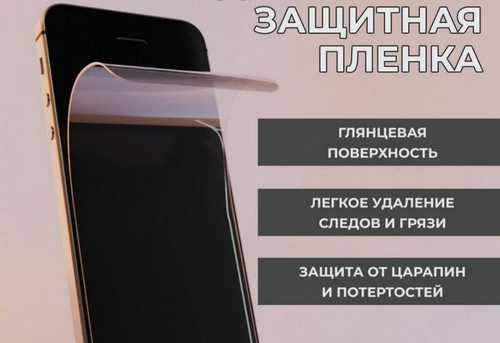 Гидрогелевая пленка с установкой на iPhone