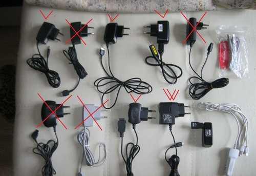 Зарядные устройства и наушники для телефонов