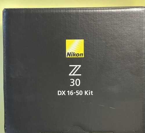 Nikon Z30 kit 16-50mm f/3.5-6.3 VR Новый