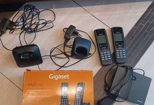 Стационарный телефон gigaset a420 duo