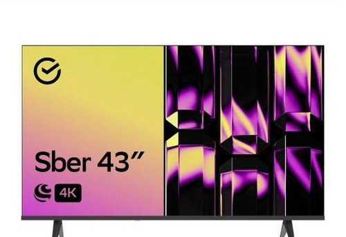 Новый телевизор 4K sber 43" гарантия+доставка