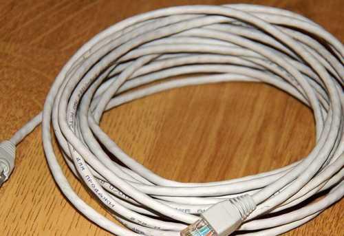 Интернет кабель LAN UTP патч корд RJ45 7,3 м