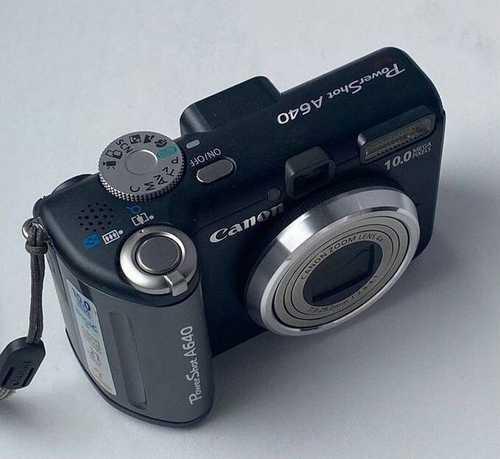 Компактный фотоаппарат Canon A640