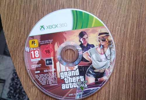 Игровой диск для Xbox 360 GTA V