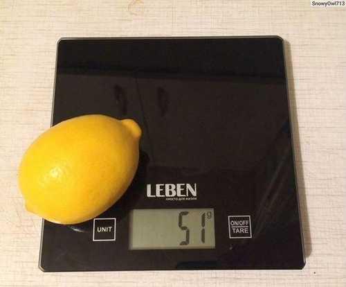 Весы кухонные электронные до 5 кг leben 268-045