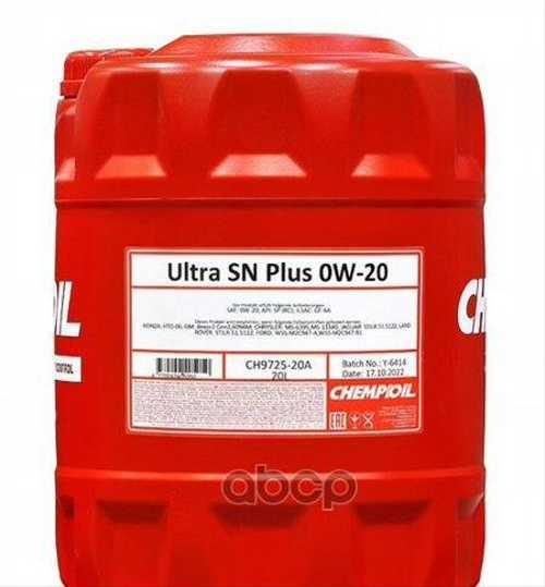 0W-20 Ultra SN Plus SP (RC) 20л (синт. мотор. м