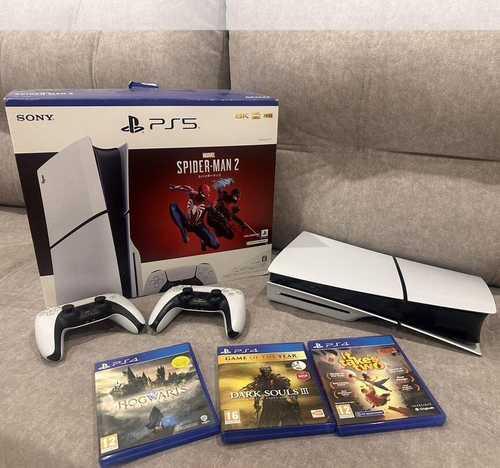 Sony playstation 5 slim с дисководом