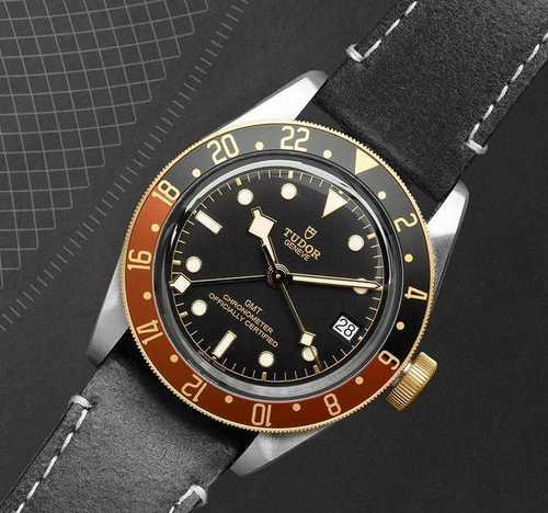 Часы Tudor Black Bay GMT S&G 41 mm M79833MN-0003