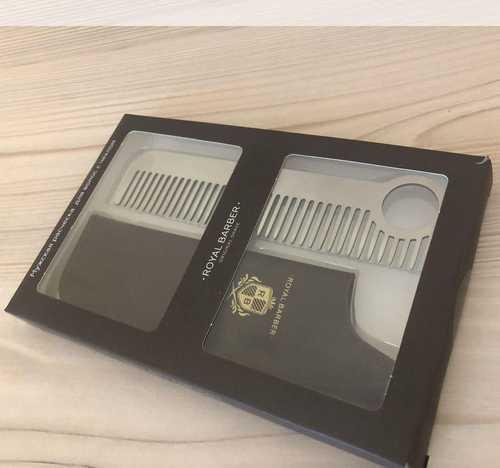 Расческа Royal Barber с чехлом новая