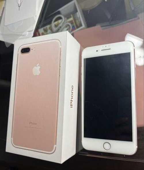 Телефон iPhone 7 plus 32g розовый