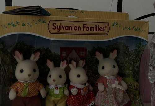Sylvanian Families семья шоколадных кроликов