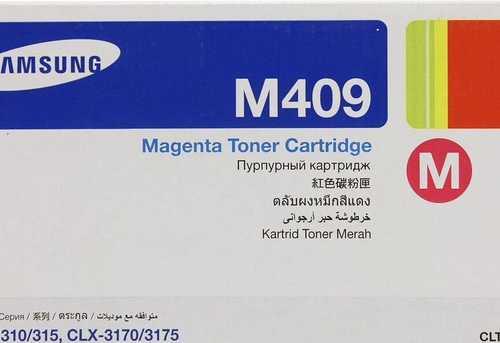 Тонер-картридж Samsung CLT-M409S лазерный пурпурны