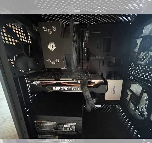 Игровой ПК, Ryzen 5 2600X, GeForce GTX 1660, RAM 16 ГБ